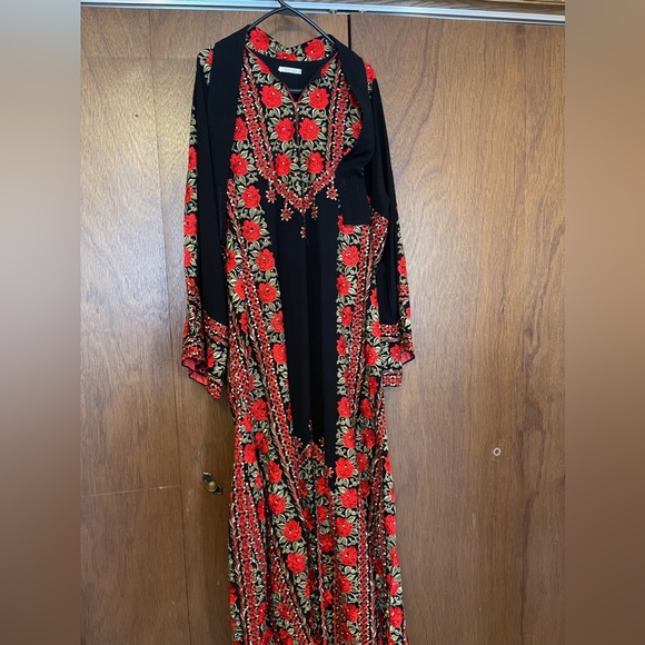 Dresses | Red And Black Thobe Made In Jordan | Poshmark